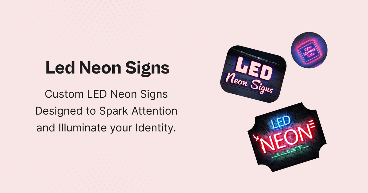 Neon Signs | Custom LED Neon Lights | Create Your Own Neon Signs